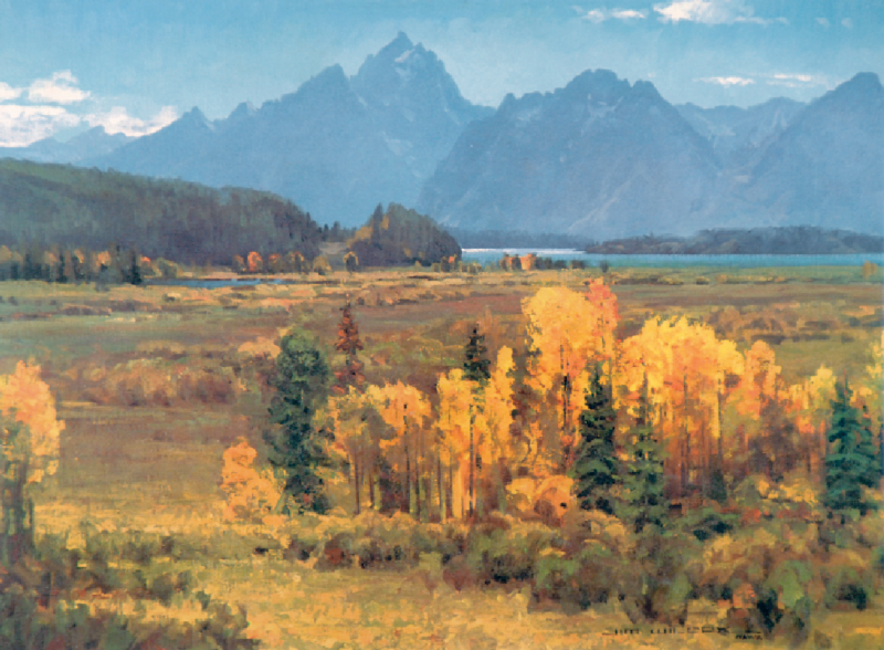 "Fall Aspen at Willow Flats" - Jim Wilcox Fine Art